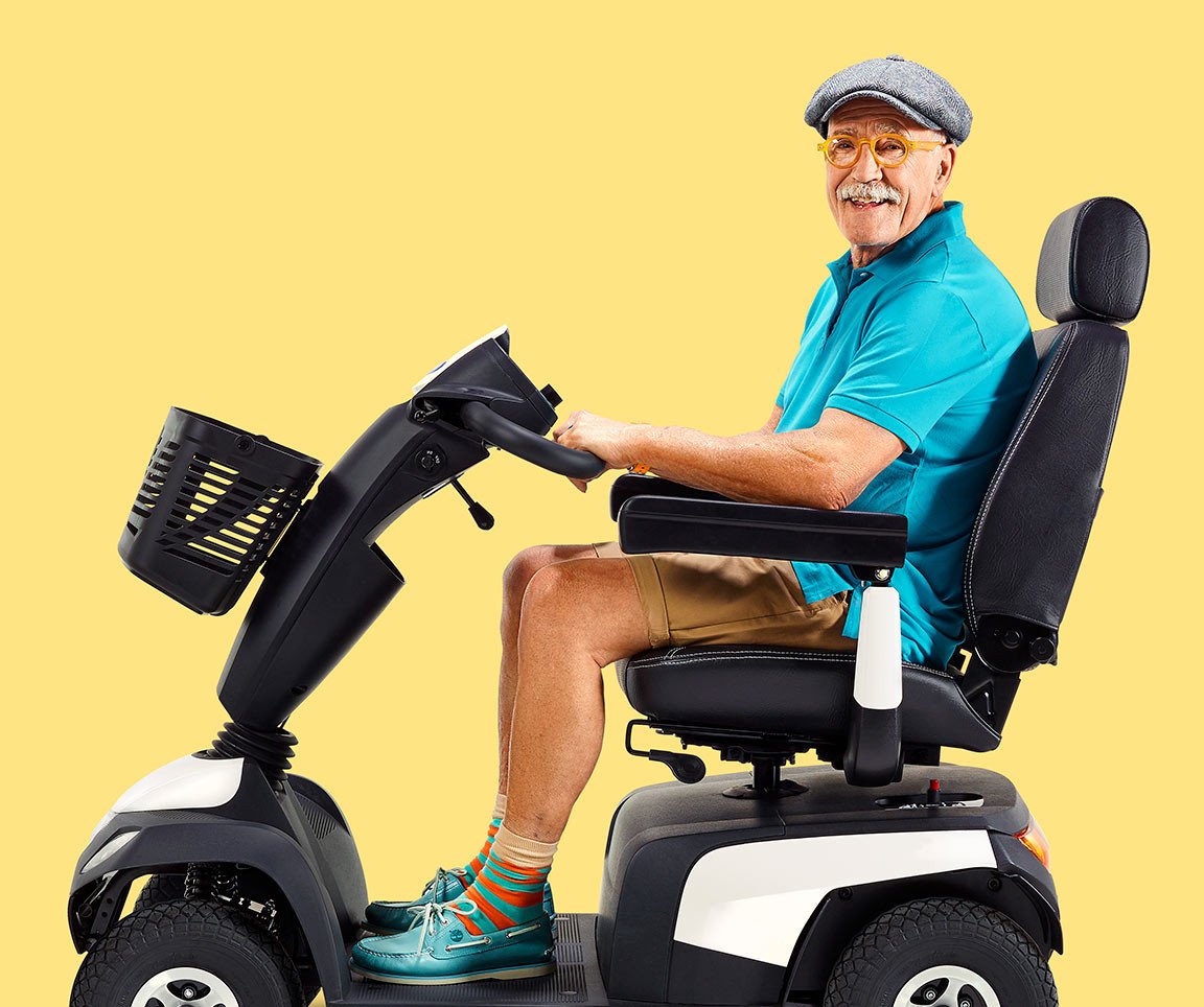 Pegasus and comet mobility scooters by invacare